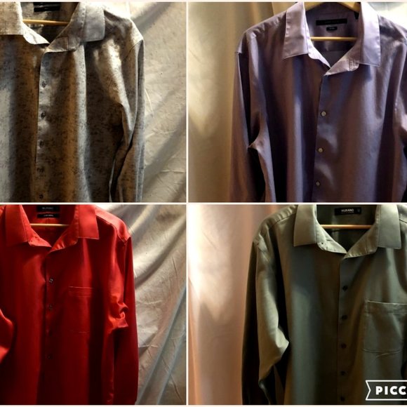 Multiples | Shirts | Mens Dress Shirt Bundle Size 75xxl | Poshmark